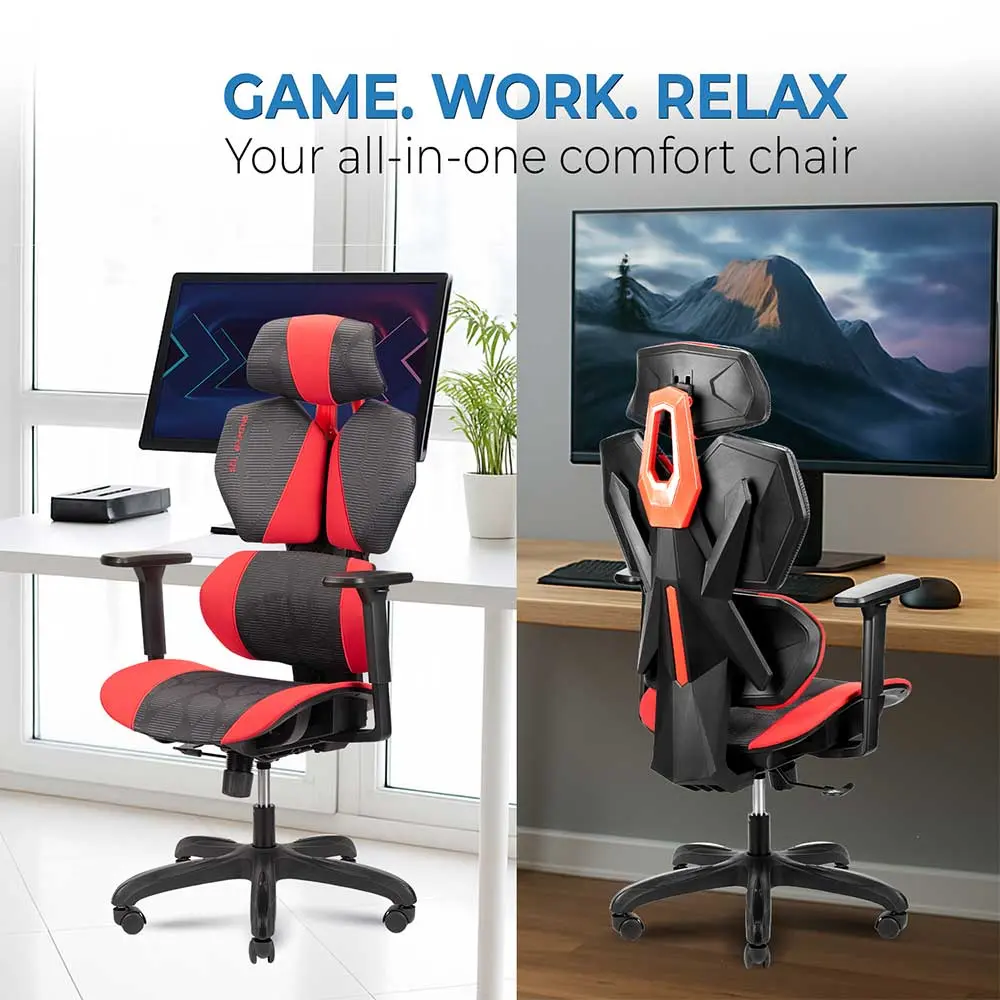Super Challenger 1.0 Gaming Chair Red | SCL Gaming
