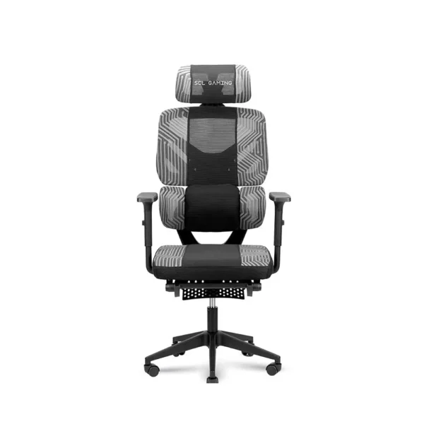 Super Hyper 1.0 Gaming Chair With Footrest Black |SCL Gaming