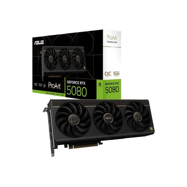 ASUS ProArt RTX 5080 16GB GDDR7 OC Edition Graphics Card (PROART ...