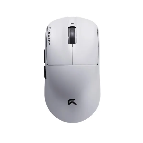 Cybeart Xeus – 8K 39g Ultra-light Tri-Mode Wireless Gaming Mouse White