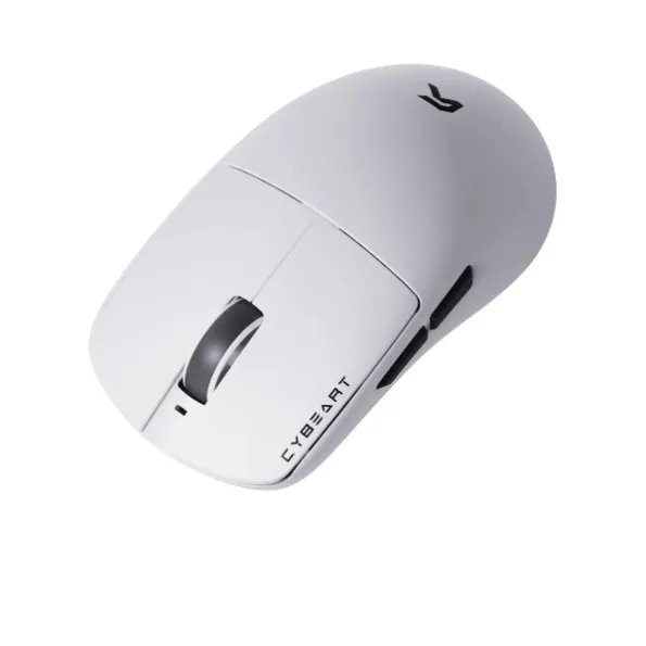 Cybeart Xeus – 8K 39g Ultra-light Tri-Mode Wireless Gaming Mouse White