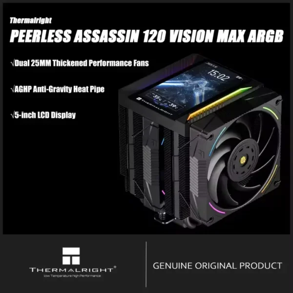 Thermalright Peerless Assassin 120 Vision Max ARGB Black CPU Air Cooler